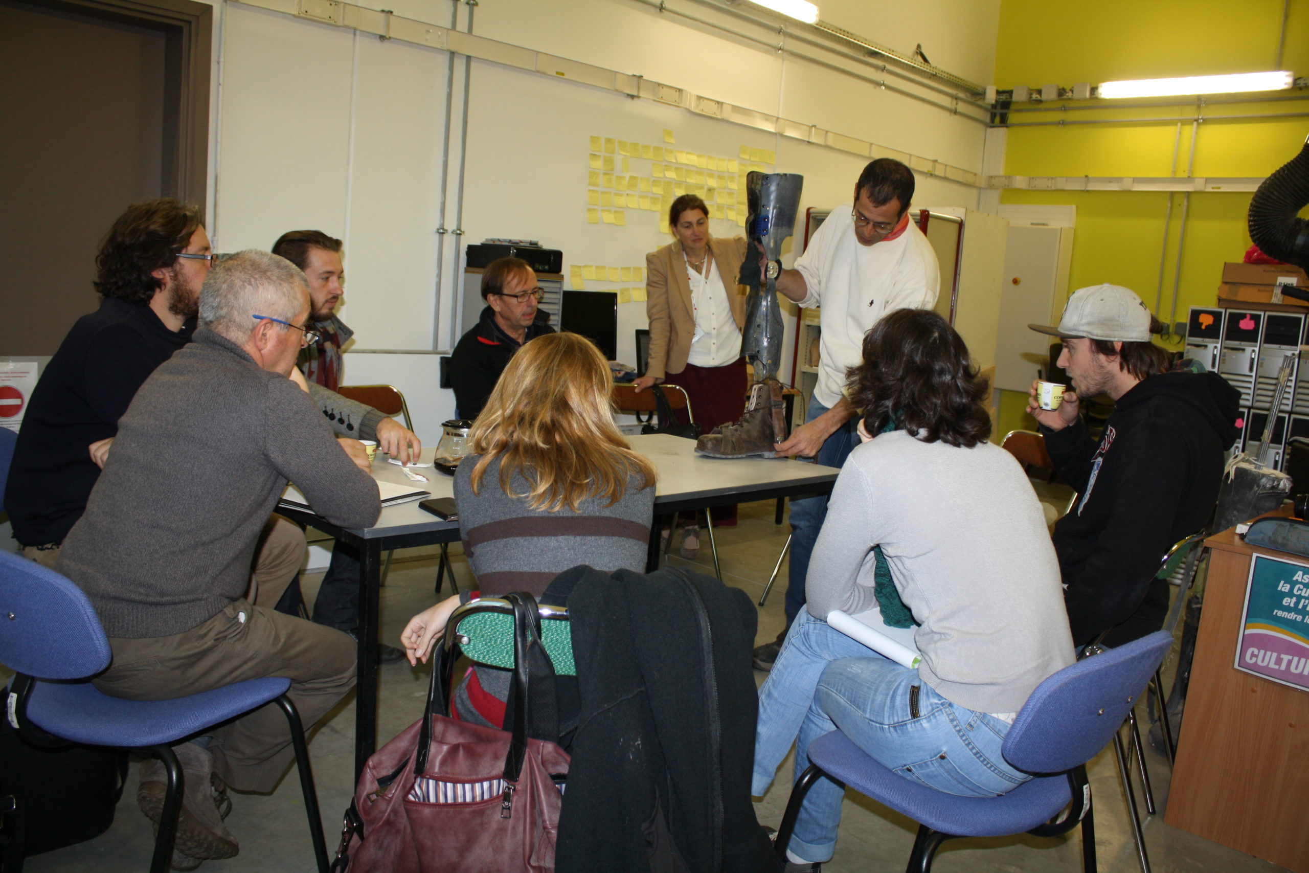 Première soirée projet : projet orthèse, lancé par Éric Burgat - AlbiLab - FabLab d'Albi